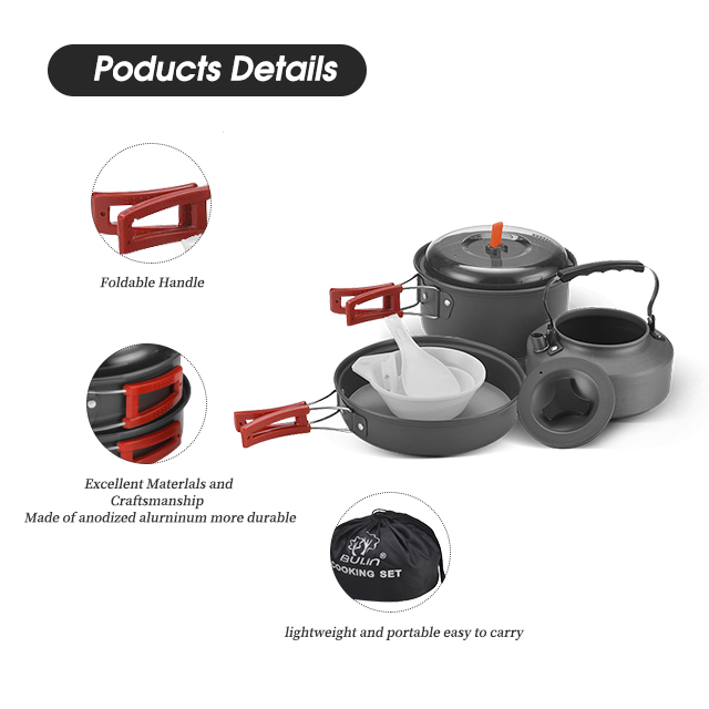 Camping kitchen with shelves,mini camping gas stove-Bulin